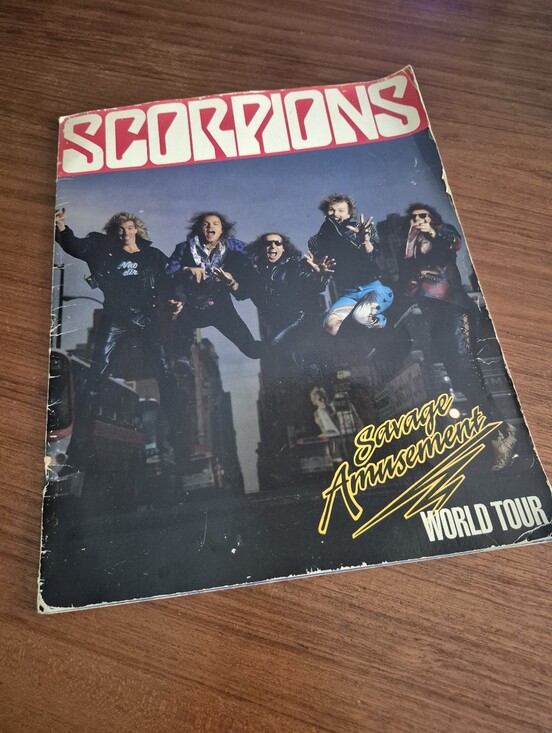 Scorpions | Other | Scorpions Savage Amusement World Tour Tour Booklet ...